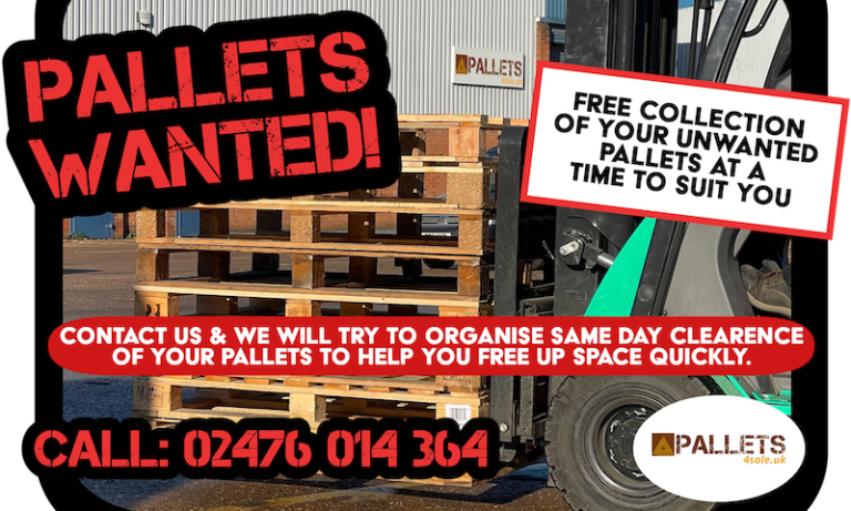 Pallets Wanted! We Buy & Collect Pallets - Pallets4Sale