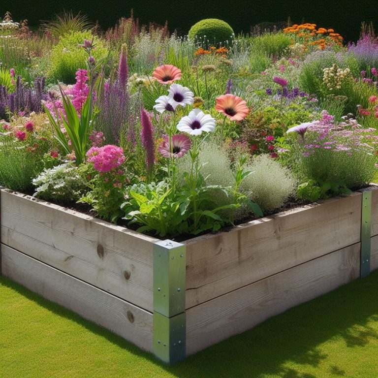 Using Pallet Collars as Raised Planters and Flower Beds